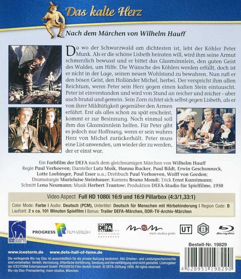 Das kalte Herz: DVD oder Blu-ray leihen - VIDEOBUSTER.de