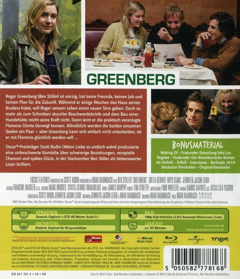 Greenberg: DVD oder Blu-ray leihen - VIDEOBUSTER.de