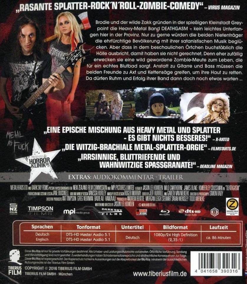 Deathgasm: DVD, Blu-ray oder VoD leihen - VIDEOBUSTER.de