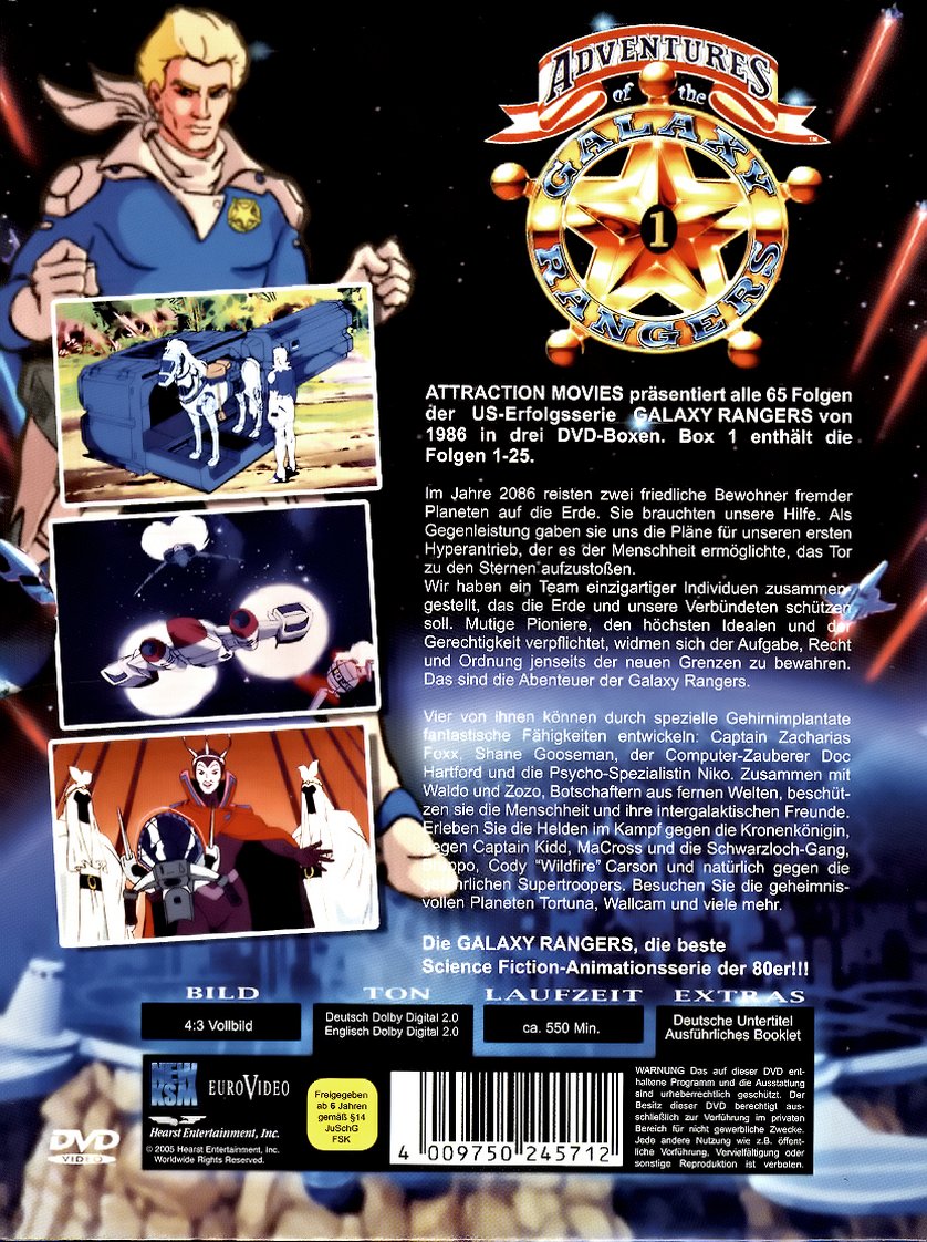 Galaxy Rangers - Volume 1: DVD oder Blu-ray leihen - VIDEOBUSTER.de