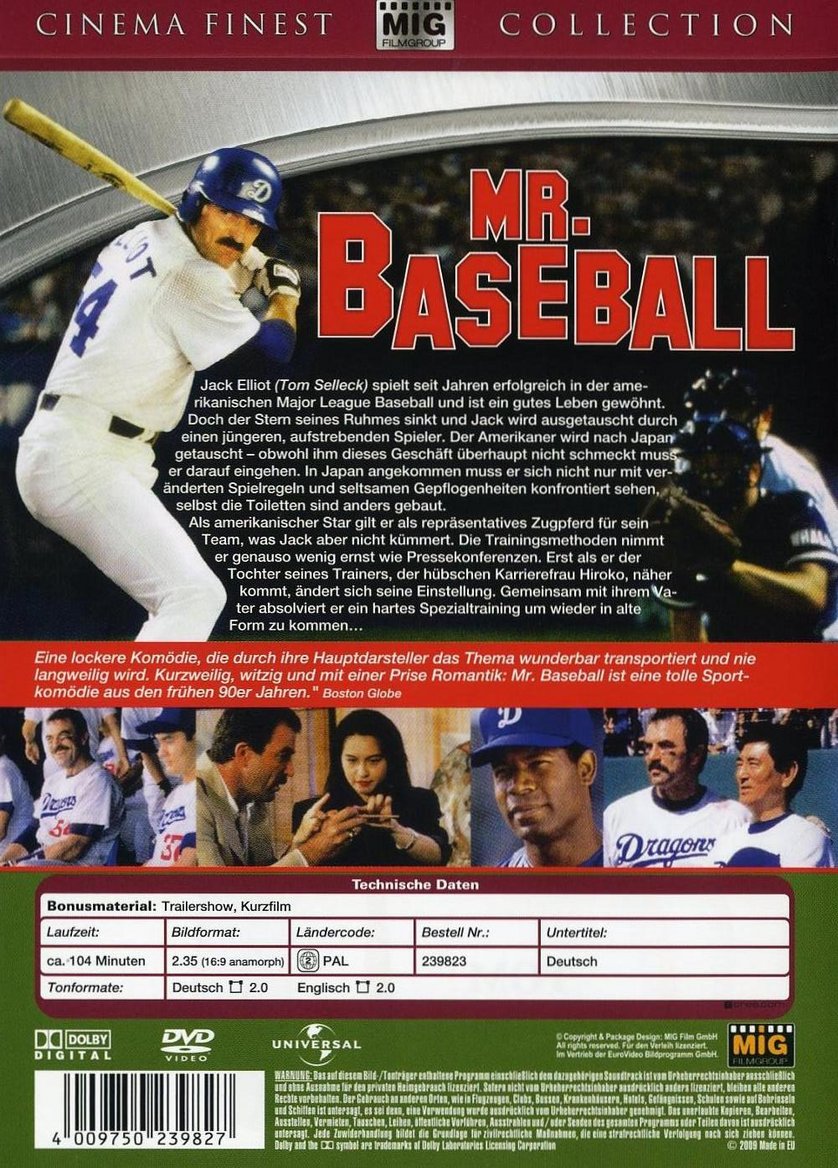 Mr. Baseball: DVD oder Blu-ray leihen - VIDEOBUSTER.de