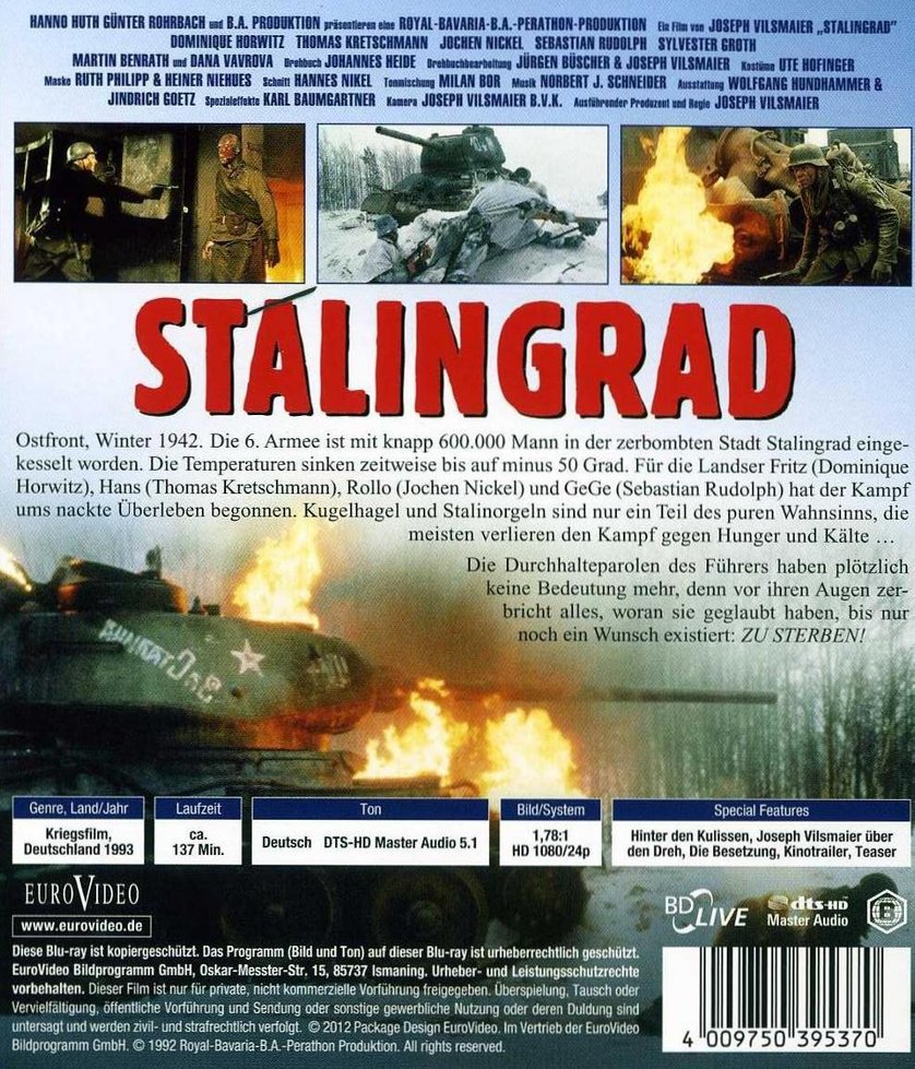 Stalingrad: DVD oder Blu-ray leihen - VIDEOBUSTER.de