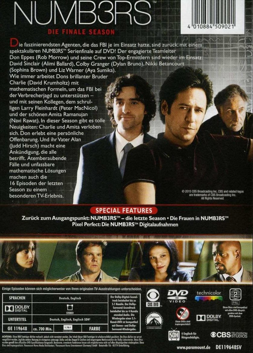 Numb3rs - Staffel 6: DVD oder Blu-ray leihen - VIDEOBUSTER.de