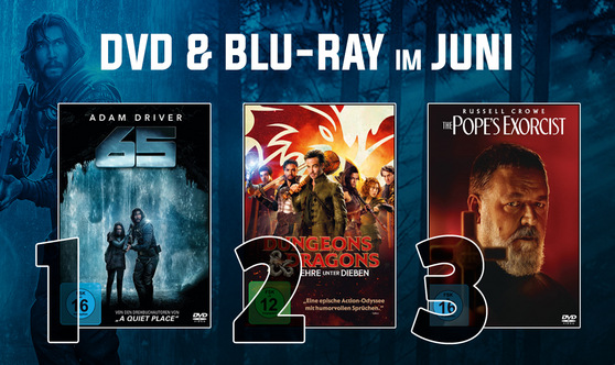 DVD & Blu-ray Film-Charts Juni 2023: Top 10: Das sind eure Verleih ...