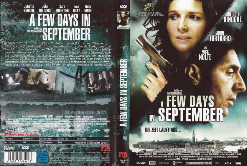 A Few Days in September: DVD oder Blu-ray leihen - VIDEOBUSTER.de