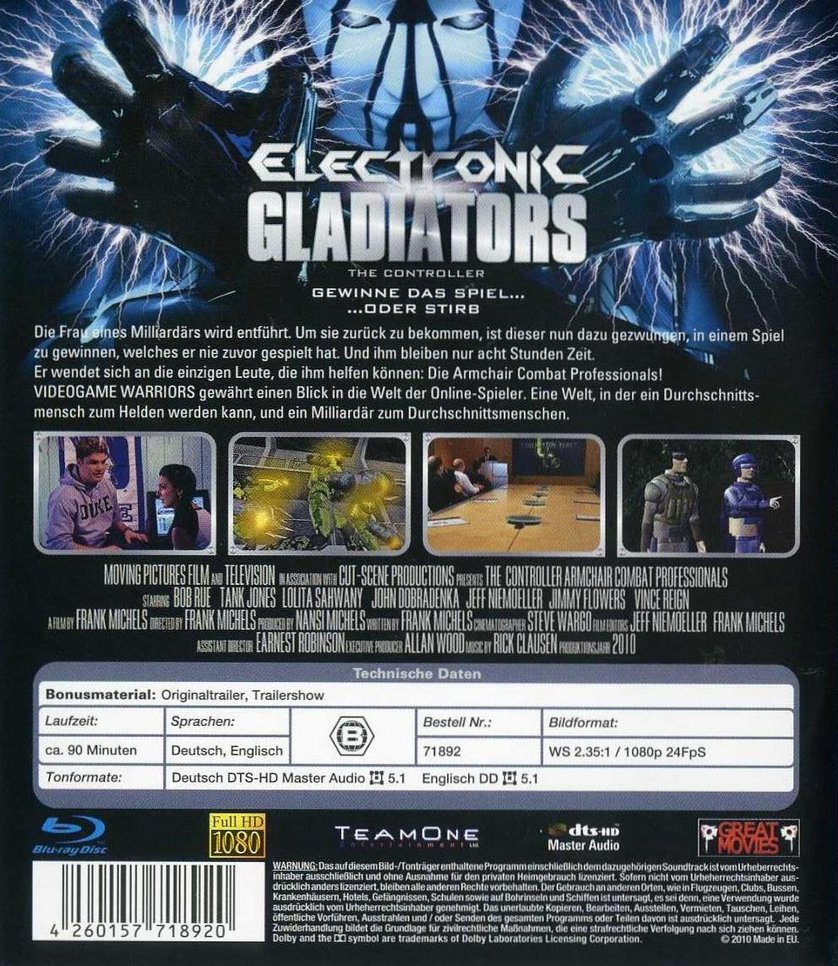 Electronic Gladiators: DVD oder Blu-ray leihen - VIDEOBUSTER.de
