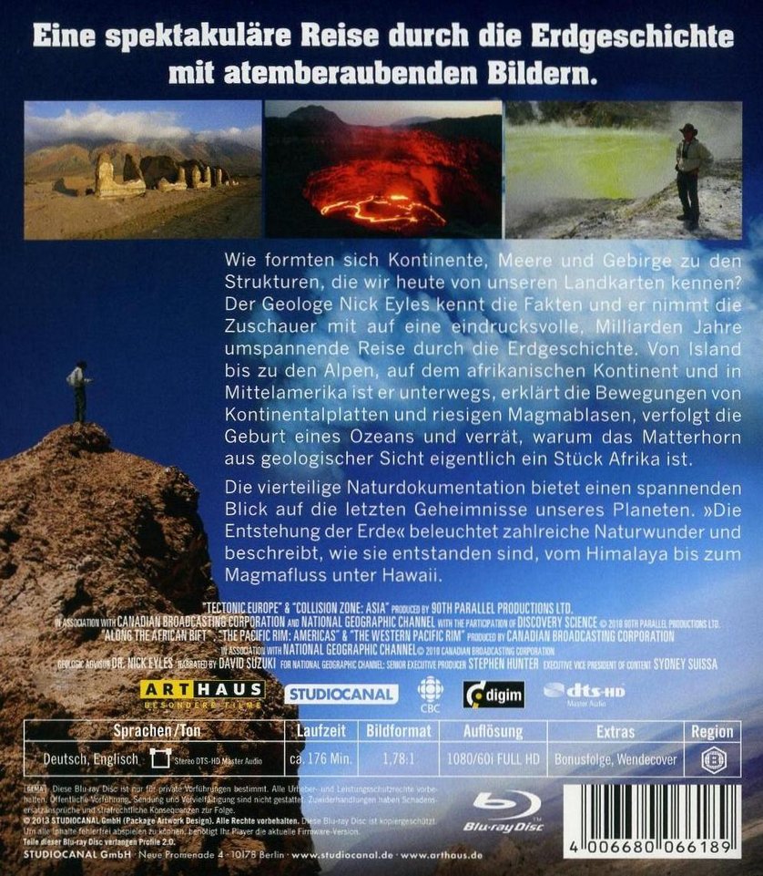 Die Entstehung der Erde: DVD oder Blu-ray leihen - VIDEOBUSTER.de
