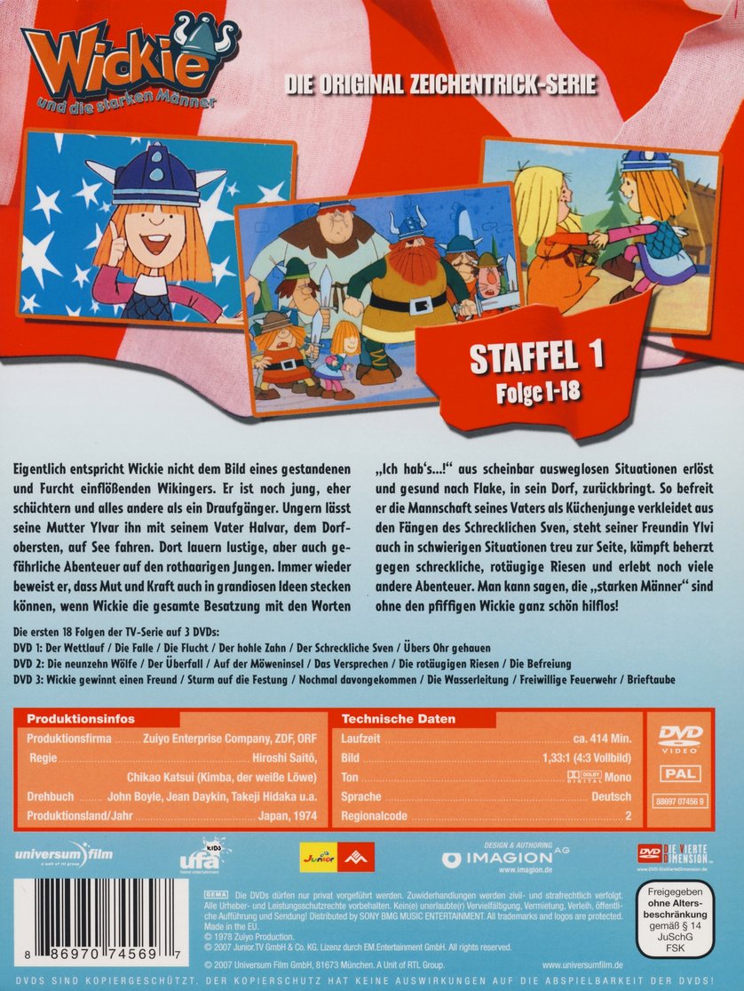 Wickie und die starken Männer - Staffel 1: DVD oder Blu-ray leihen ...