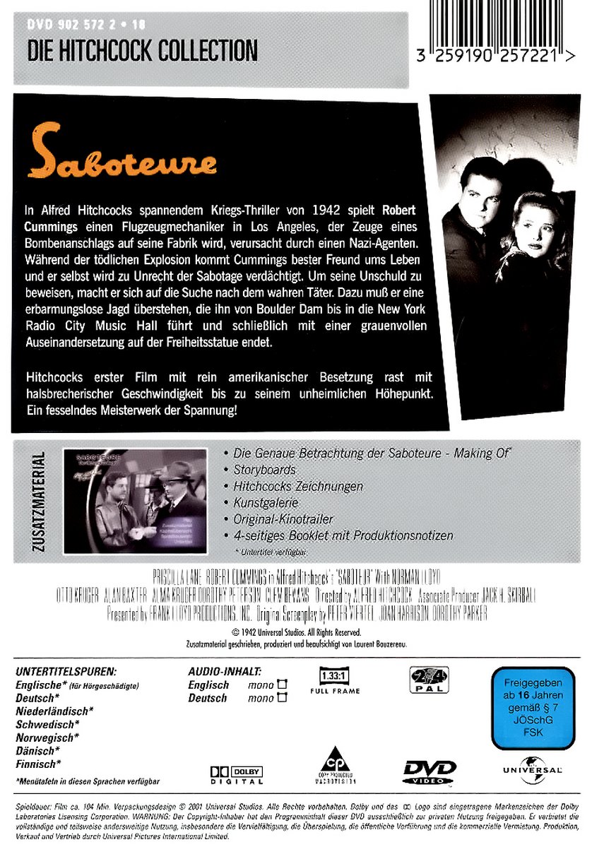 Saboteure: DVD oder Blu-ray leihen - VIDEOBUSTER.de