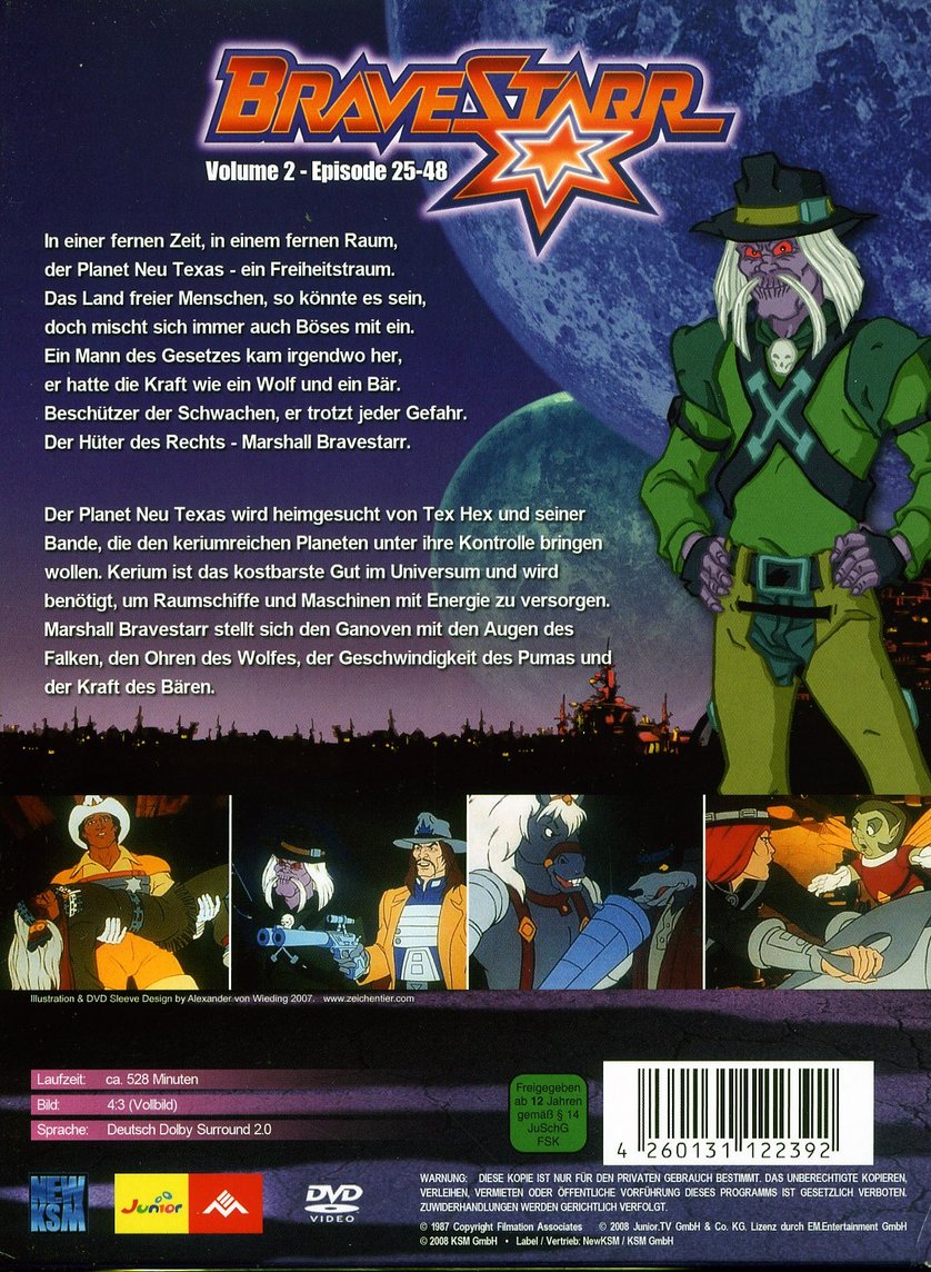 Bravestarr - Volume 2: DVD oder Blu-ray leihen - VIDEOBUSTER.de
