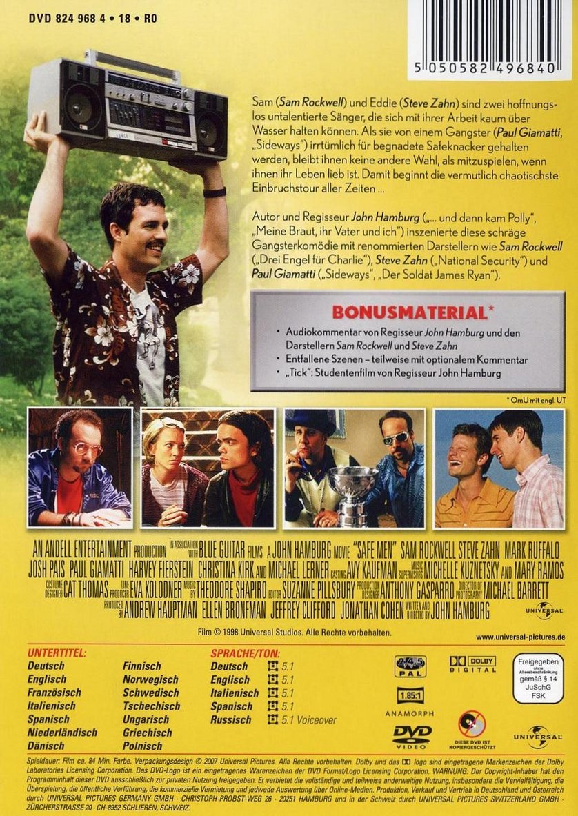 Safe Men: DVD oder Blu-ray leihen - VIDEOBUSTER.de