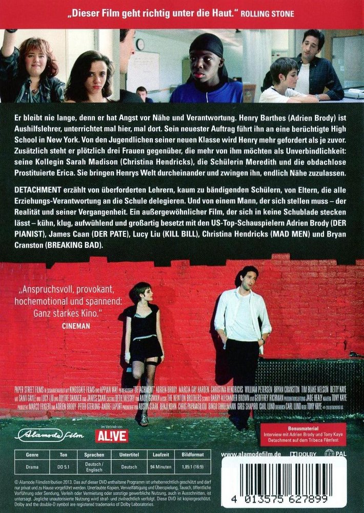 Detachment: DVD, Blu-ray oder VoD leihen - VIDEOBUSTER