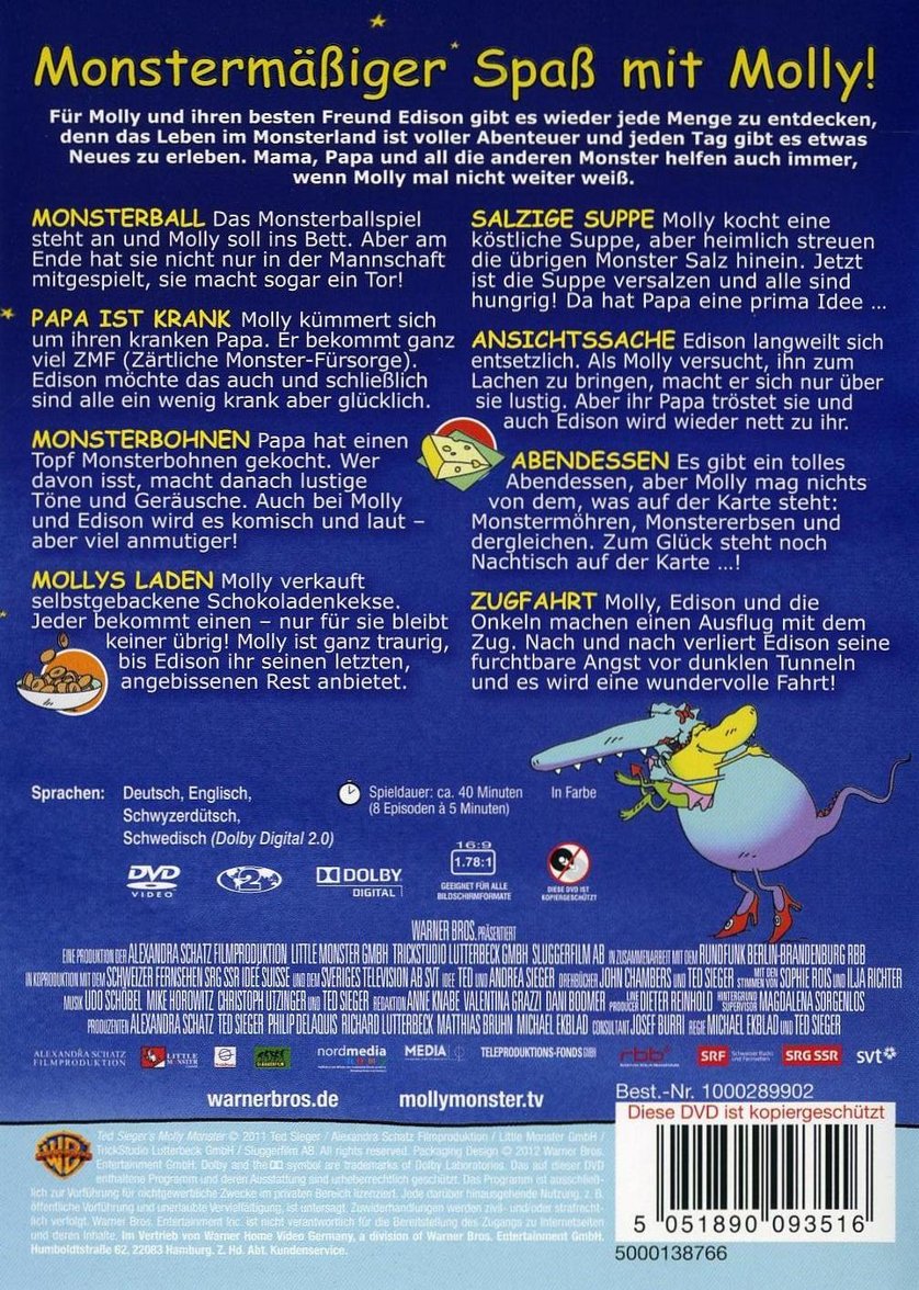 Molly Monster - Volume 3: DVD oder Blu-ray leihen - VIDEOBUSTER.de