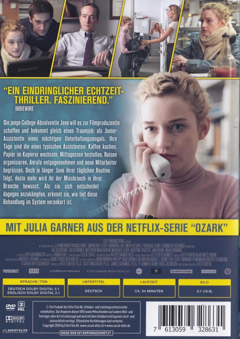 The Assistant: DVD, Blu-ray oder VoD leihen - VIDEOBUSTER.de