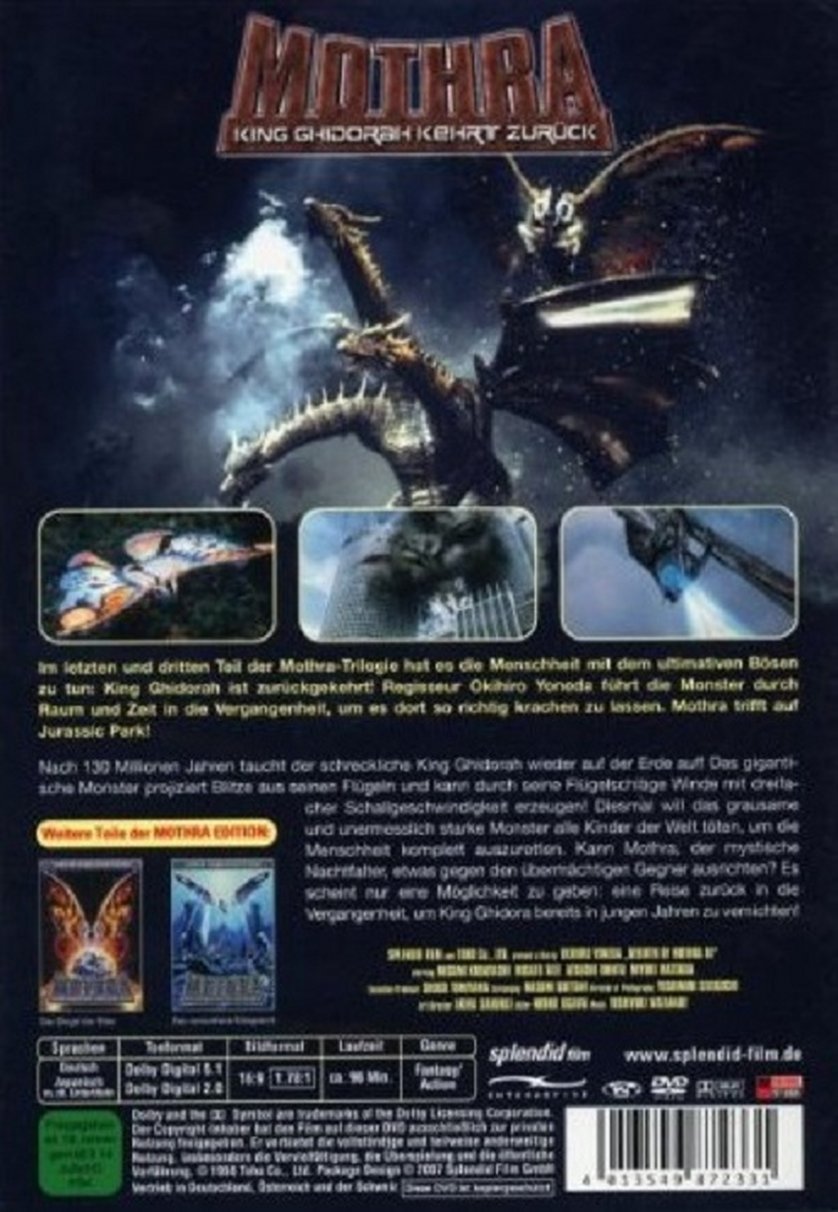 Mothra 3 - King Ghidora kehrt zurück: DVD oder Blu-ray leihen ...