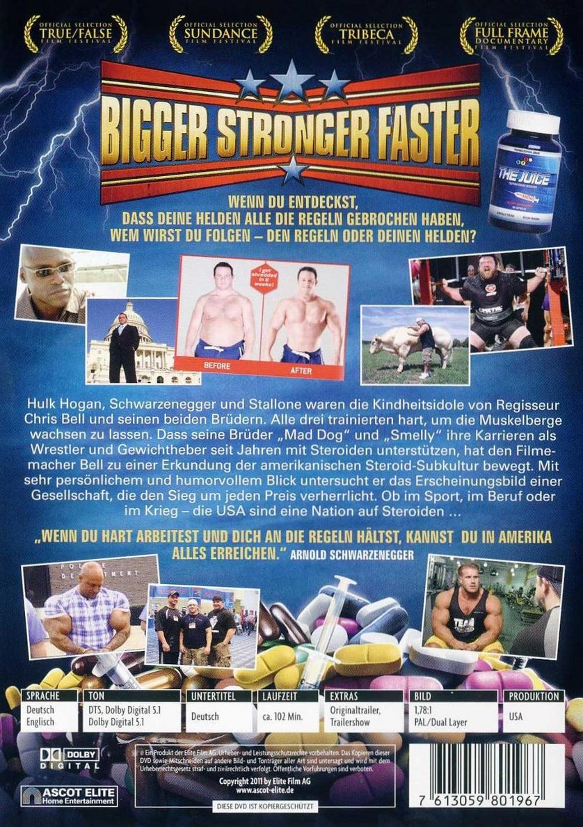 Bigger, Stronger, Faster: DVD, Blu-ray oder VoD leihen - VIDEOBUSTER.de