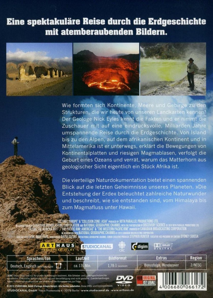 Die Entstehung der Erde: DVD oder Blu-ray leihen - VIDEOBUSTER.de