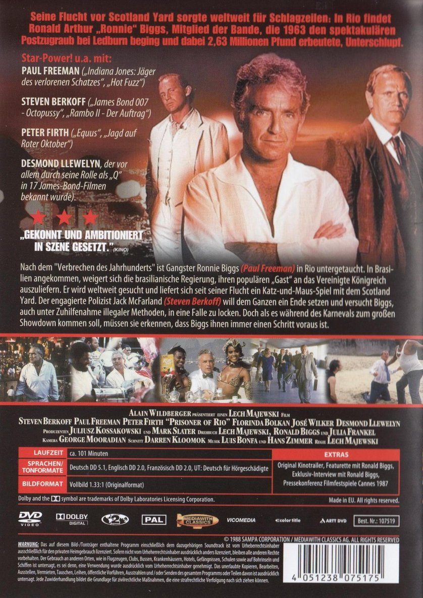 Gefangen in Rio - Ronald Biggs und der große Postzugraub: DVD, Blu-ray oder VoD leihen ...