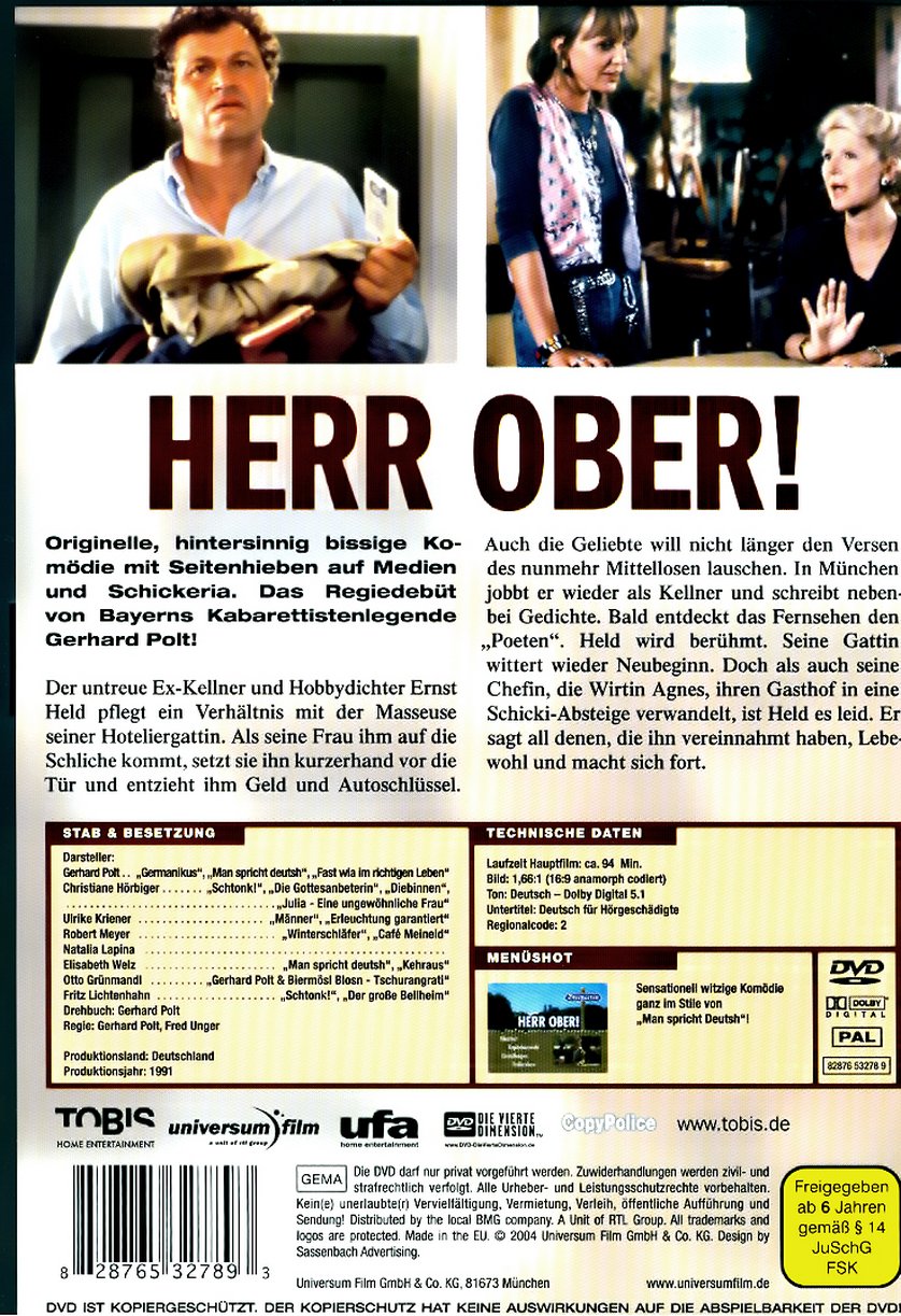 Herr Ober!: DVD oder Blu-ray leihen - VIDEOBUSTER.de