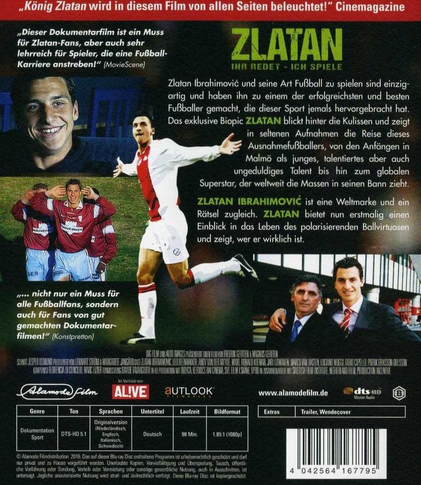 Zlatan: DVD, Blu-ray oder VoD leihen - VIDEOBUSTER.de