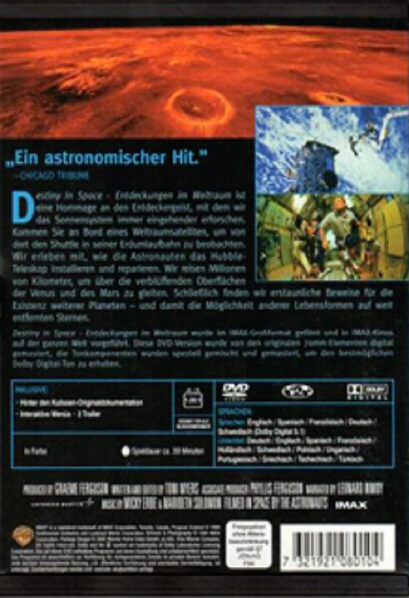 IMAX - Destiny In Space: DVD oder Blu-ray leihen - VIDEOBUSTER.de