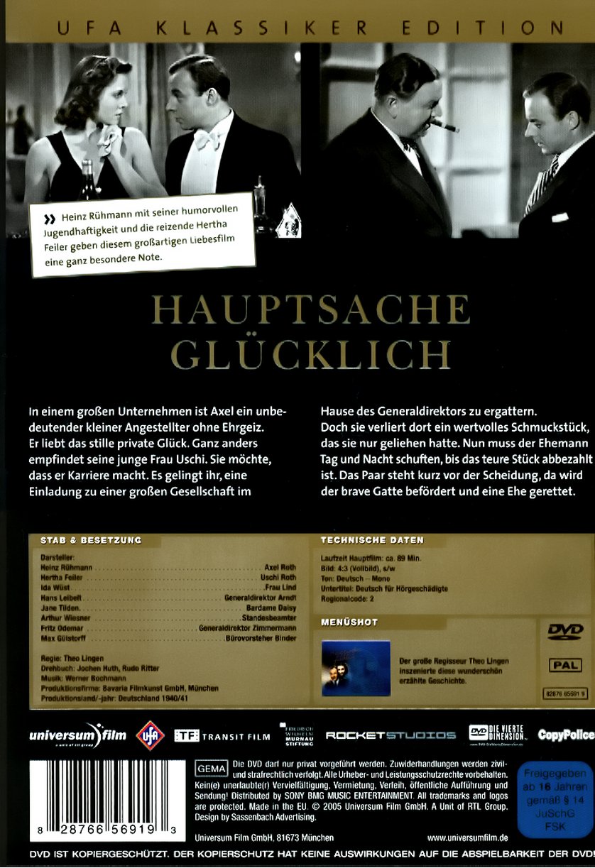 Hauptsache glücklich: DVD oder Blu-ray leihen - VIDEOBUSTER.de