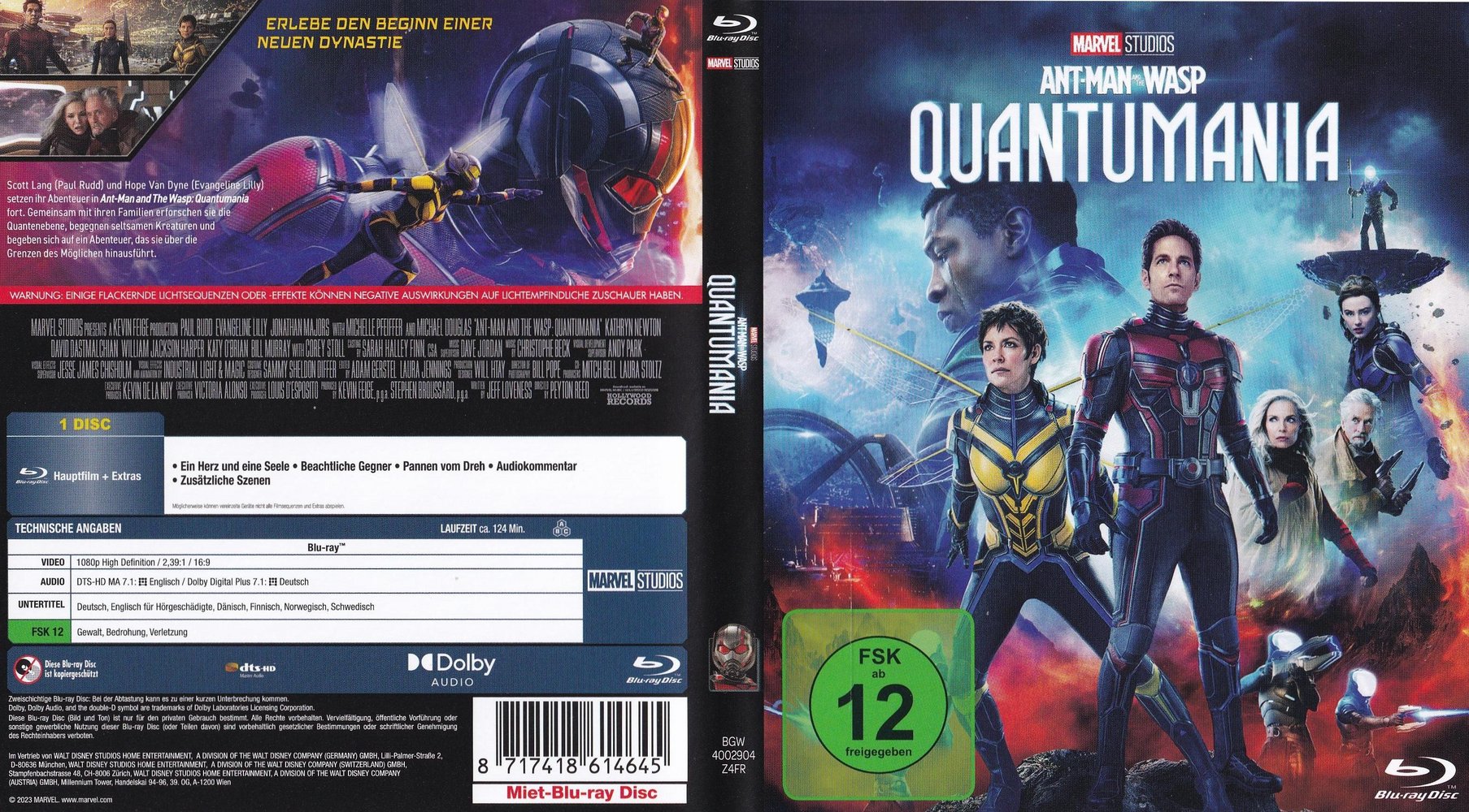 Jetzt Ant-Man 3 - Ant-Man and the Wasp: Quantumania (Blu-ray ...