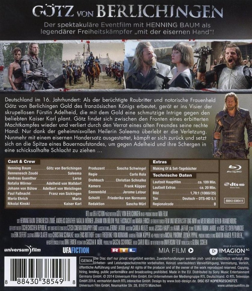 Götz von Berlichingen: DVD oder Blu-ray leihen - VIDEOBUSTER.de