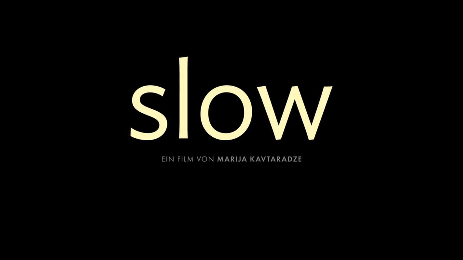 Slow: Blu-ray, 4K UHD, DVD leihen - VIDEOBUSTER
