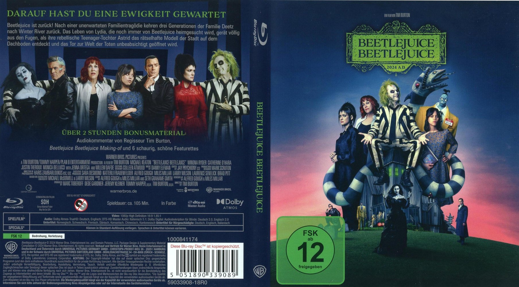 Jetzt Beetlejuice 2 - Beetlejuice Beetlejuice (Blu-ray), gebraucht ...