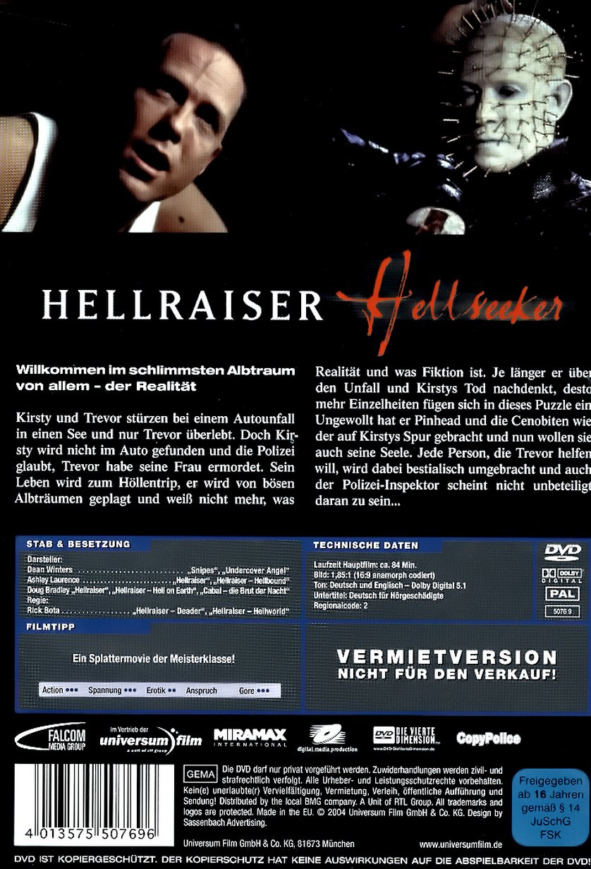 Hellraiser 6 - Hellseeker: DVD oder Blu-ray leihen - VIDEOBUSTER.de
