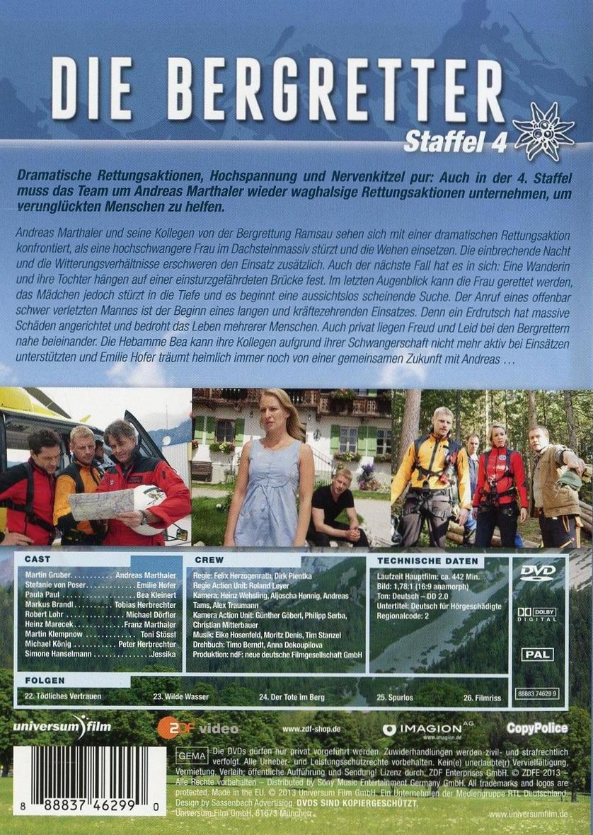 Die Bergretter - Staffel 4: DVD oder Blu-ray leihen - VIDEOBUSTER.de