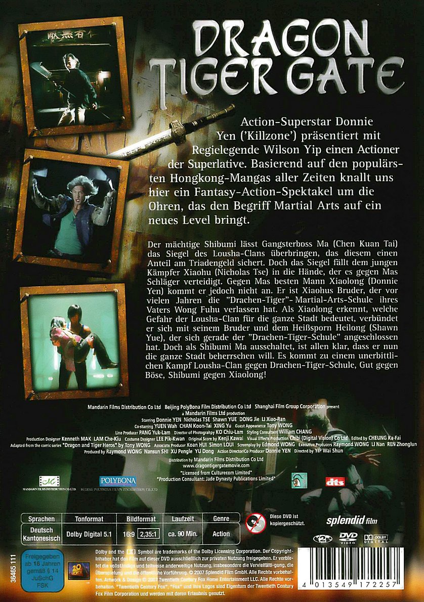 Dragon Tiger Gate: DVD oder Blu-ray leihen - VIDEOBUSTER.de