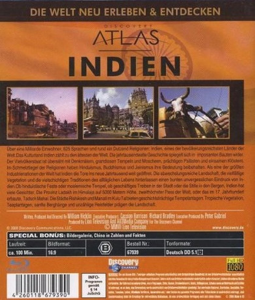 Discovery HD Atlas - Indien: DVD oder Blu-ray leihen - VIDEOBUSTER.de