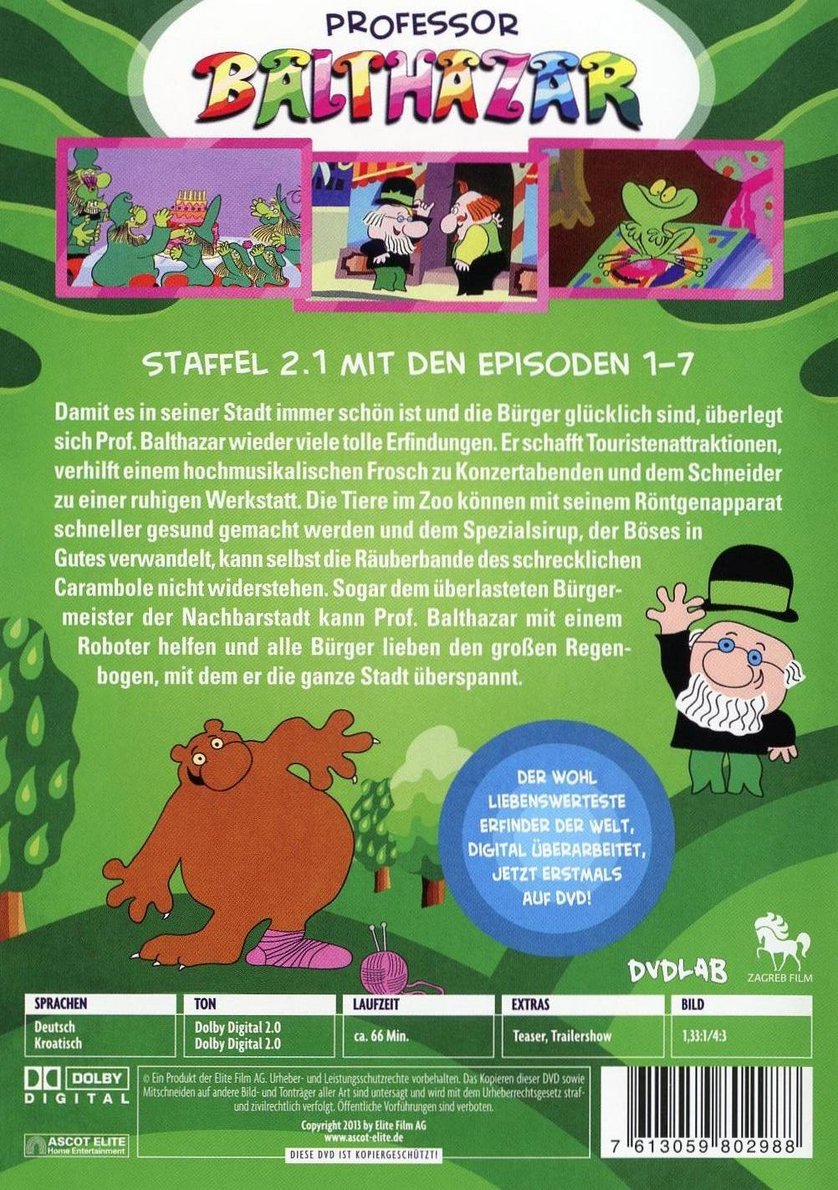 Professor Balthazar - Staffel 2: DVD oder Blu-ray leihen - VIDEOBUSTER.de