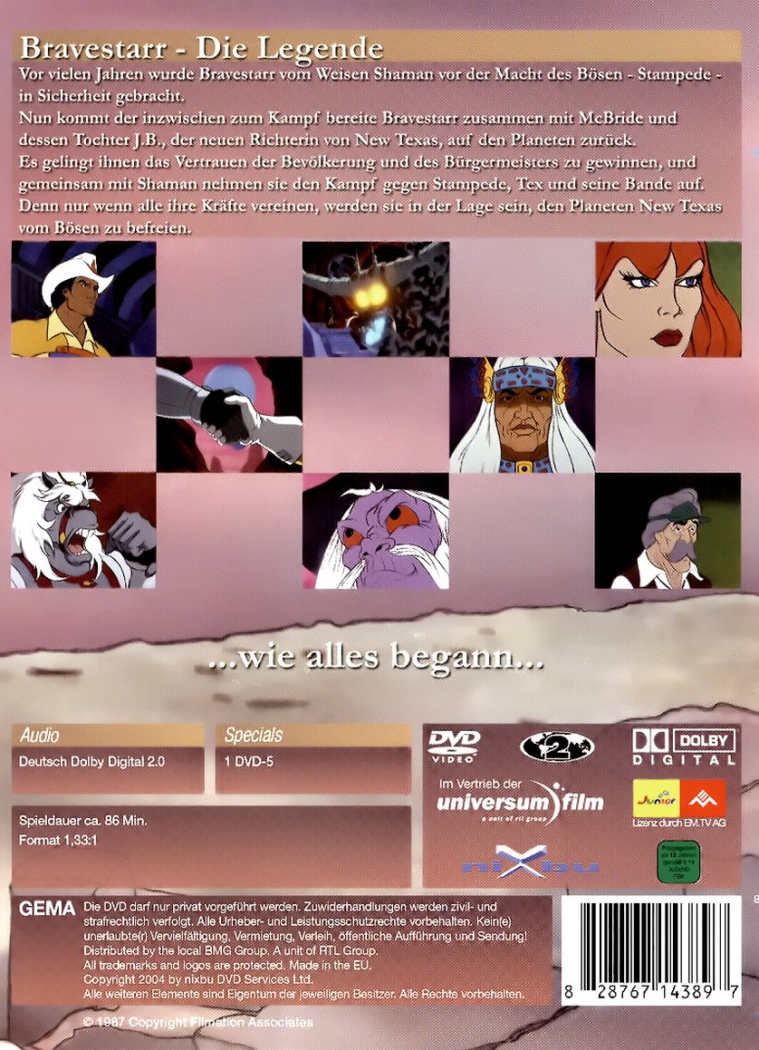 Bravestarr - Die Legende: DVD oder Blu-ray leihen - VIDEOBUSTER.de
