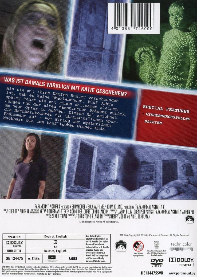 Paranormal Activity 4: DVD oder Blu-ray leihen - VIDEOBUSTER.de