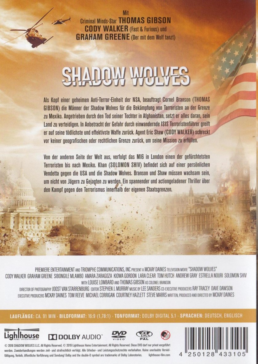 Shadow Wolves: DVD, Blu-ray oder VoD leihen - VIDEOBUSTER.de