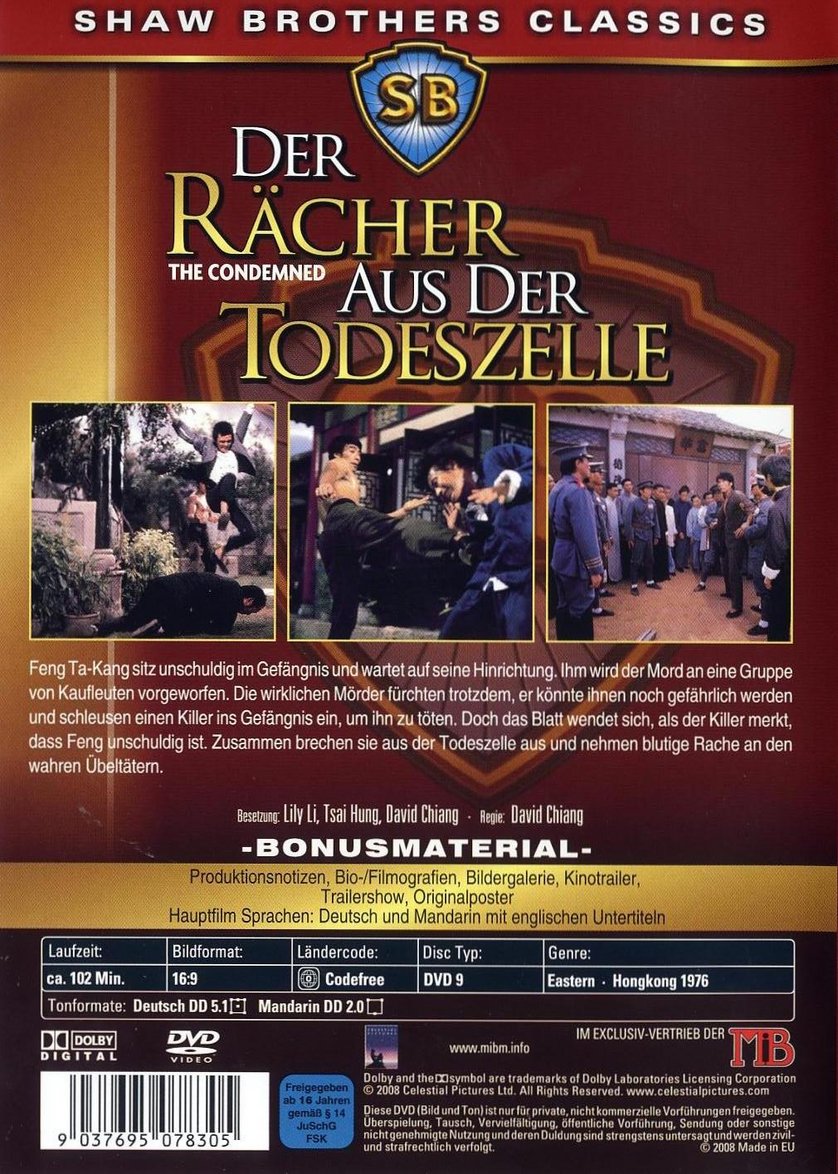 Der Rächer aus der Todeszelle: DVD oder Blu-ray leihen - VIDEOBUSTER.de