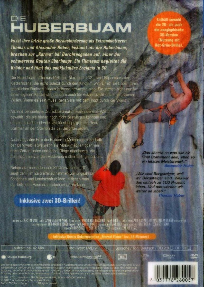 Die Huberbuam 3D: DVD oder Blu-ray leihen - VIDEOBUSTER.de