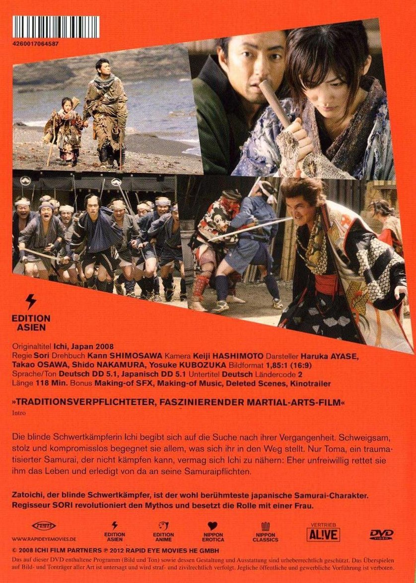 Ichi: DVD oder Blu-ray leihen - VIDEOBUSTER.de