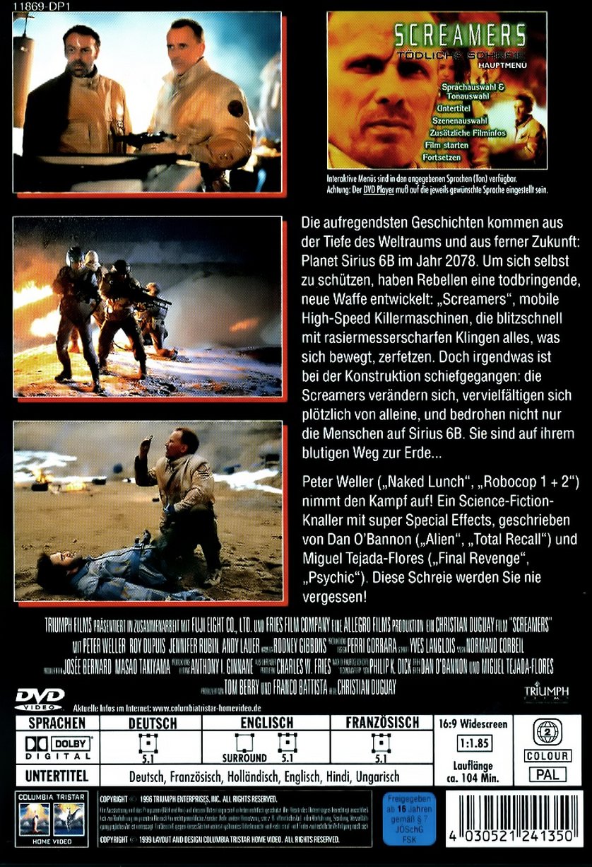 Screamers: DVD oder Blu-ray leihen - VIDEOBUSTER.de
