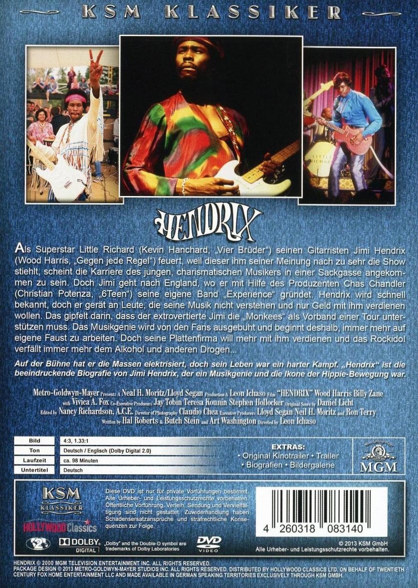 Hendrix: DVD oder Blu-ray leihen - VIDEOBUSTER.de