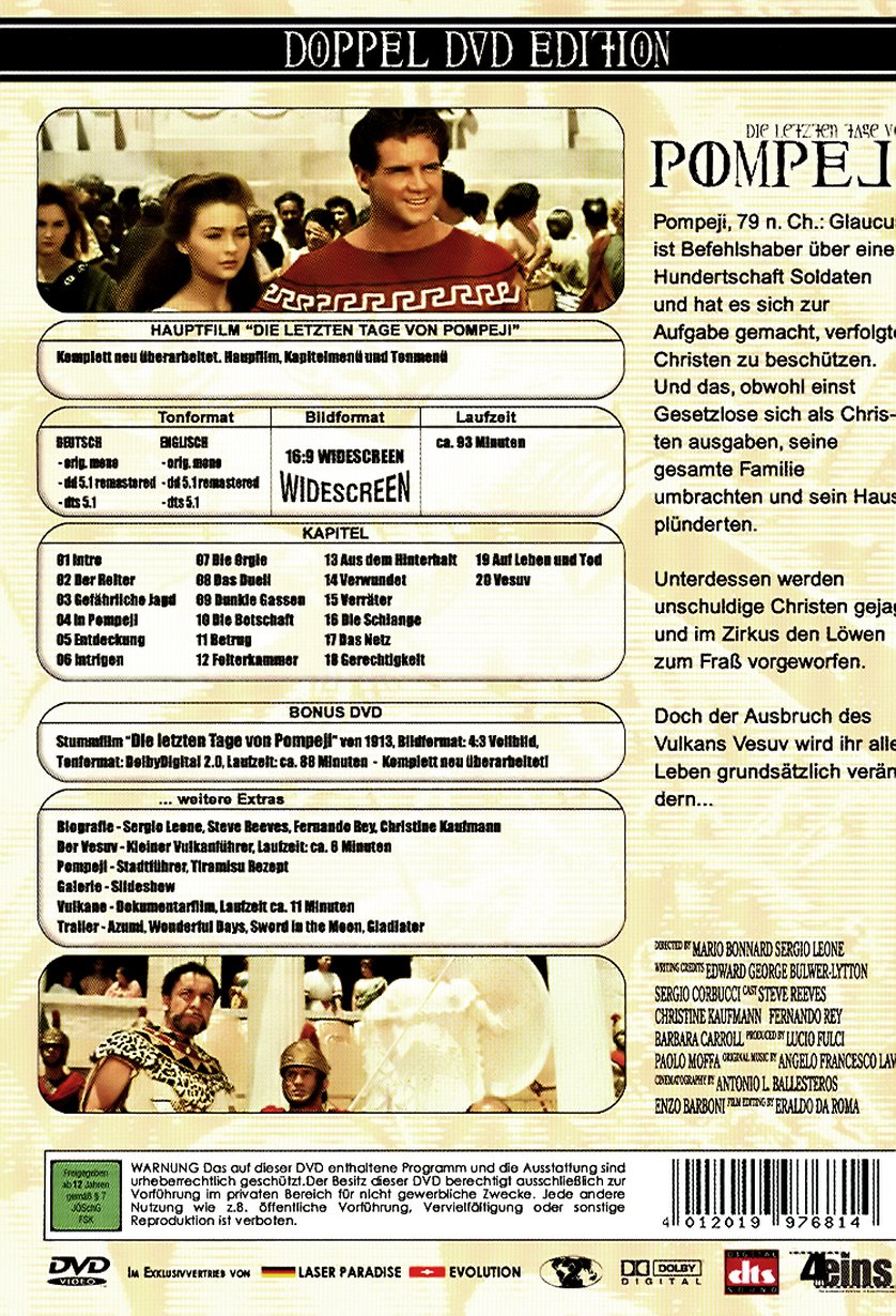 Die letzten Tage von Pompeji: DVD oder Blu-ray leihen - VIDEOBUSTER.de