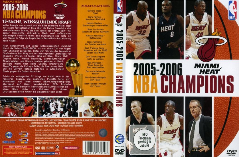 NBA Champions 2005-2006 - Miami Heat: DVD oder Blu-ray leihen ... NBA Champions 2005-2006 - Miami Heat: DVD oder Blu-ray leihen ...