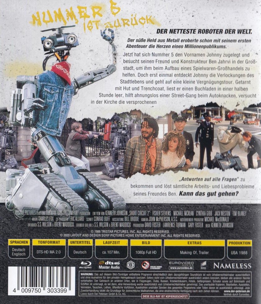 Nummer 5 gibt nicht auf: DVD oder Blu-ray leihen - VIDEOBUSTER.de