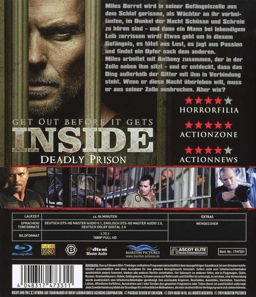 Inside - Deadly Prison: DVD oder Blu-ray leihen - VIDEOBUSTER.de