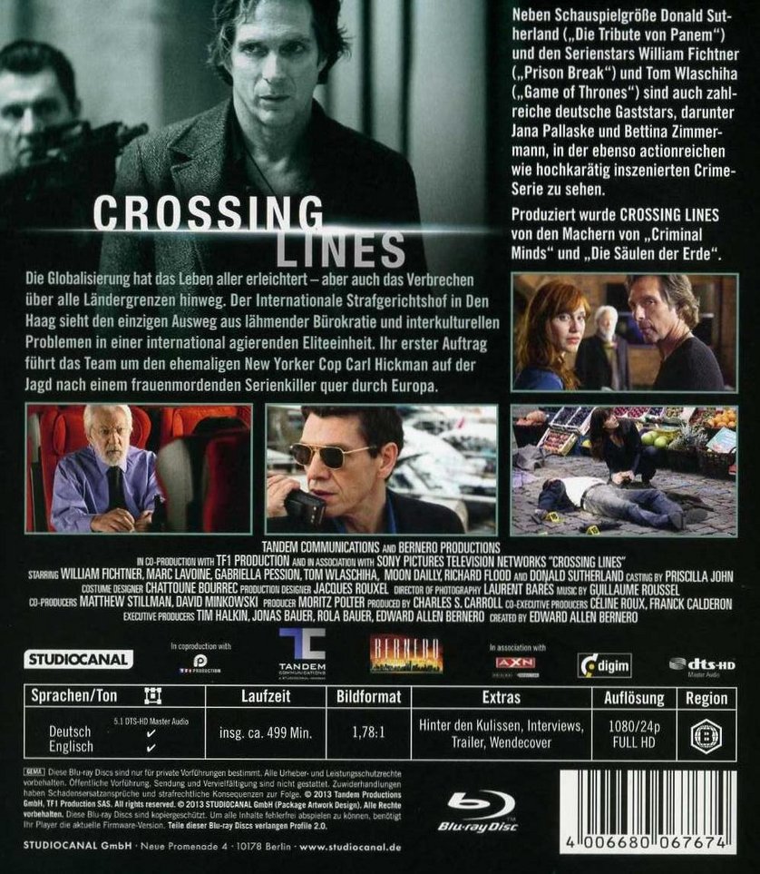 Crossing Lines - Staffel 1: DVD oder Blu-ray leihen - VIDEOBUSTER.de