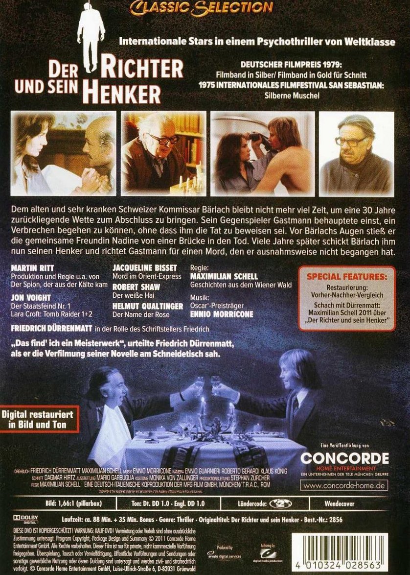 Der Richter und sein Henker: DVD oder Blu-ray leihen - VIDEOBUSTER.de