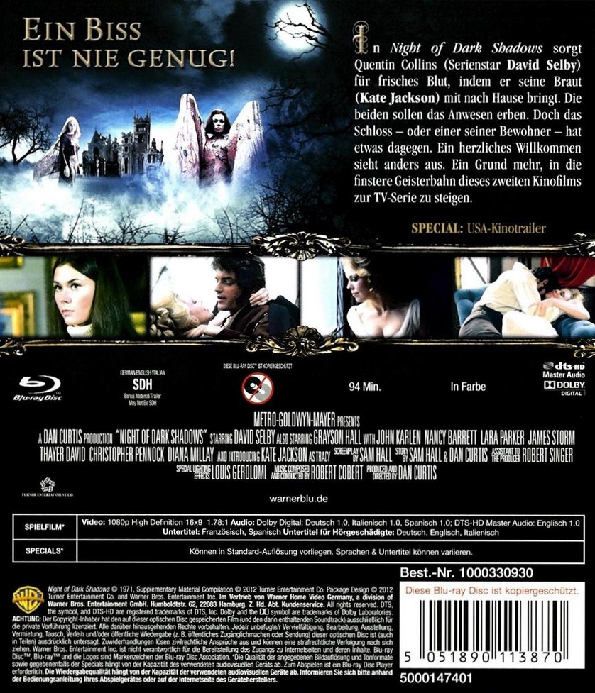 Night of Dark Shadows: DVD oder Blu-ray leihen - VIDEOBUSTER.de